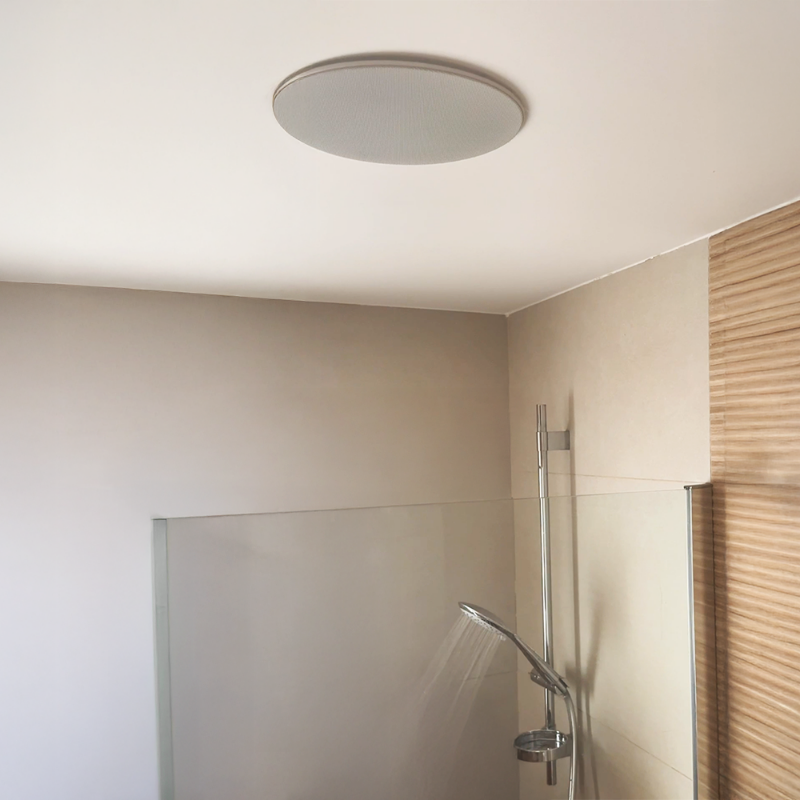Lithe Audio 6.5" Bluetooth 5 IP44 Rated Bathroom Ceiling Speaker ...